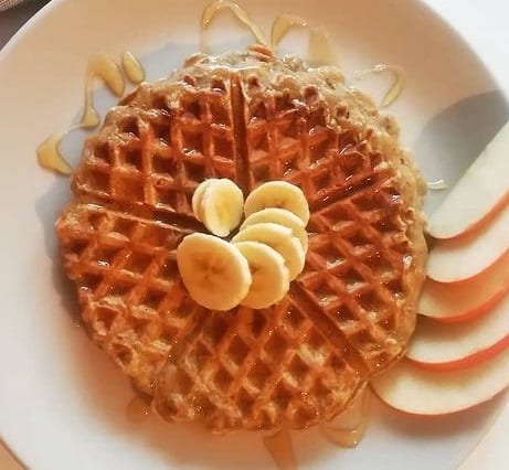 Receta de Waffles de Banano l Fácil y Rápida!