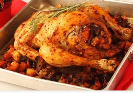 Pollo Relleno Navideño al Horno | Receta Navideña